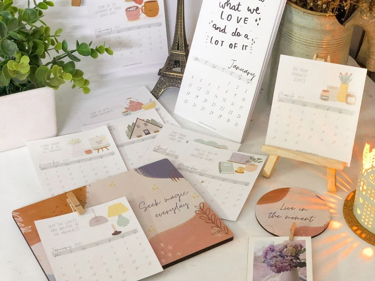 Wall & Desk Calendar 2024 – Carousel