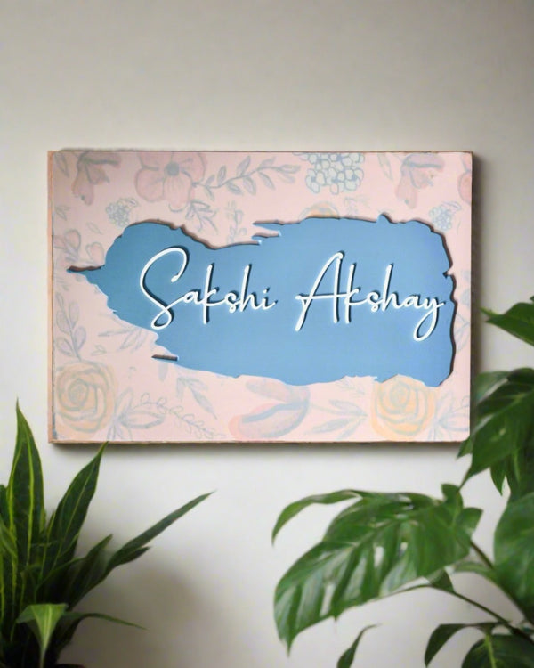 Buy Couple Nameplate online | Personalized Name Plate – Carousel